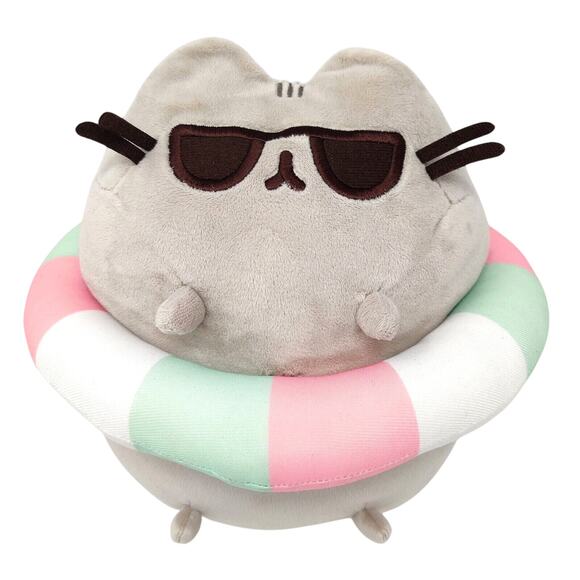 Gund | Toys | Gund Pusheen Cool Swim Cat Plush Sunglasses Inflatable ...